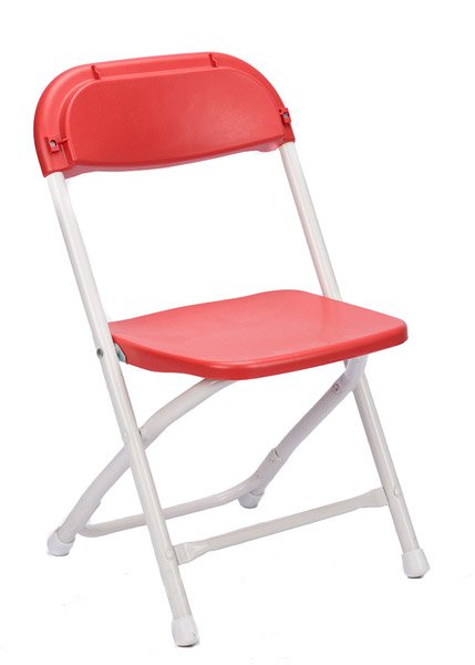 red kids chair